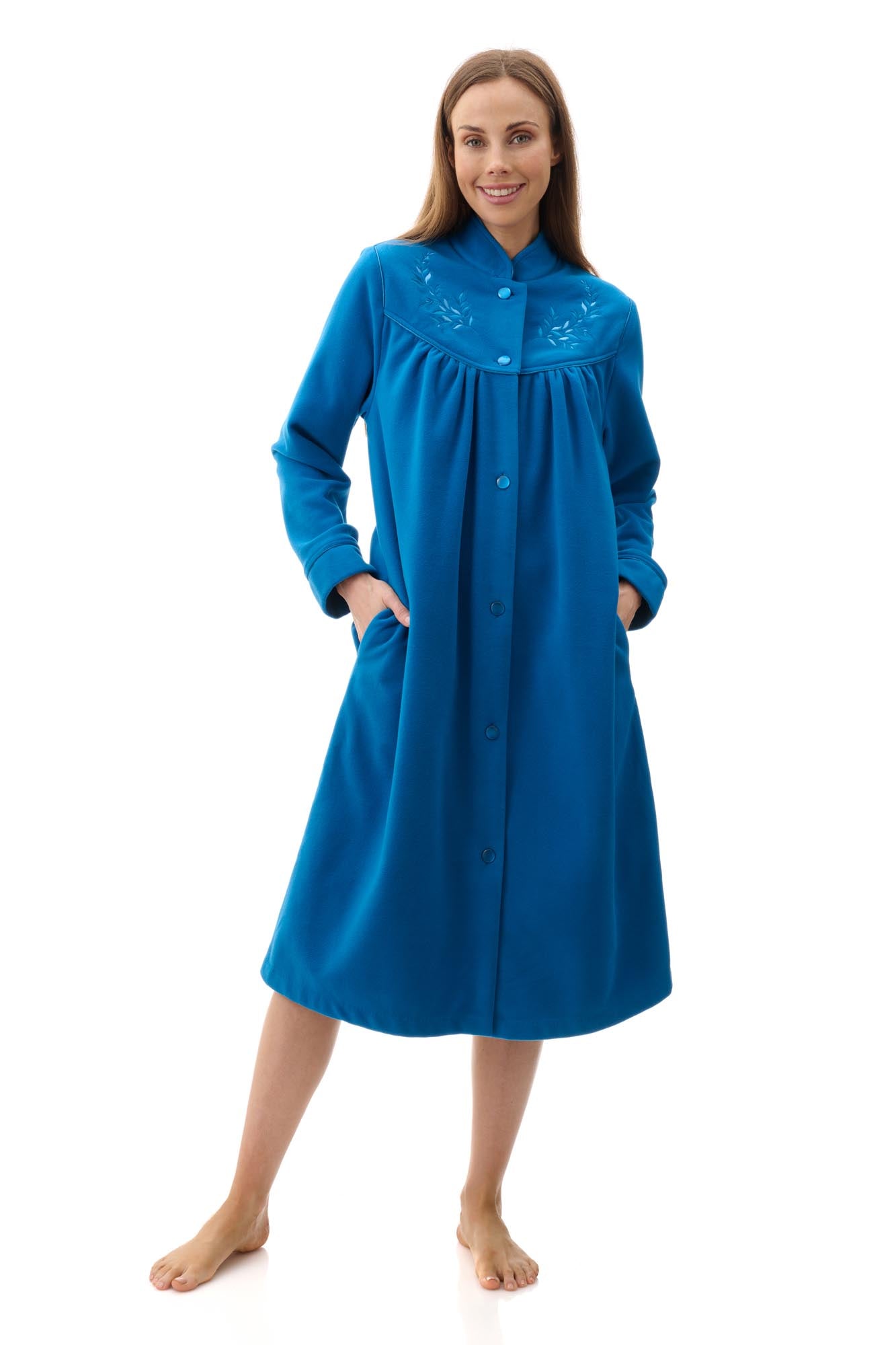 Short Button Gown | Dressing Gowns | Givoni Sleepwear