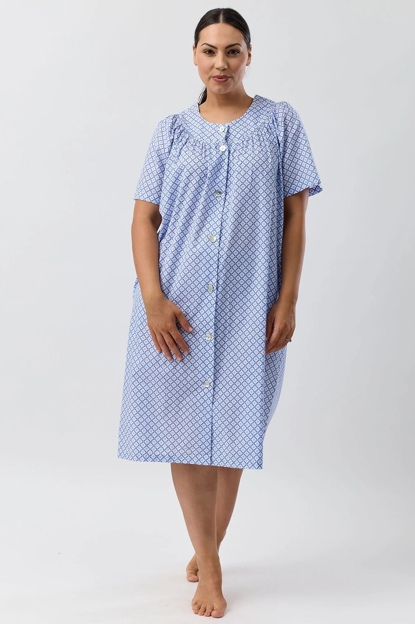 Geo Brunch Coat | Women's Sleepwear | Schrank Nightwear Australia